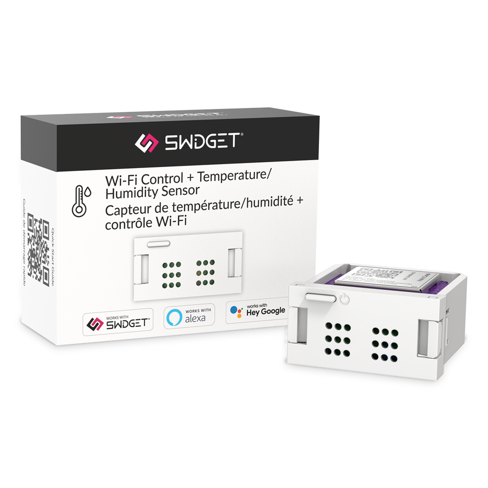 Swidget Wi-Fi Control + Temperature and Humidity Insert